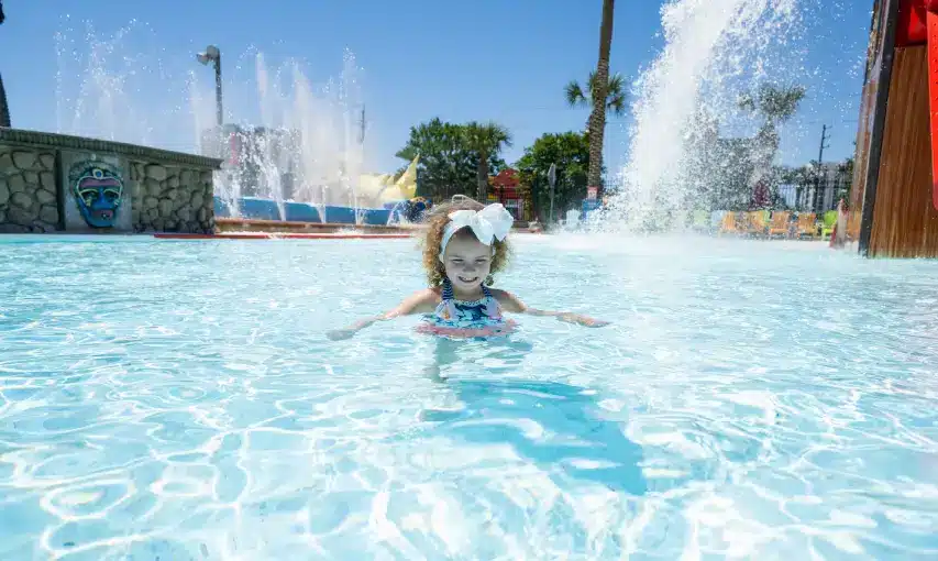 World's Largest Swim Lesson - Big Kahunas Waterpark
